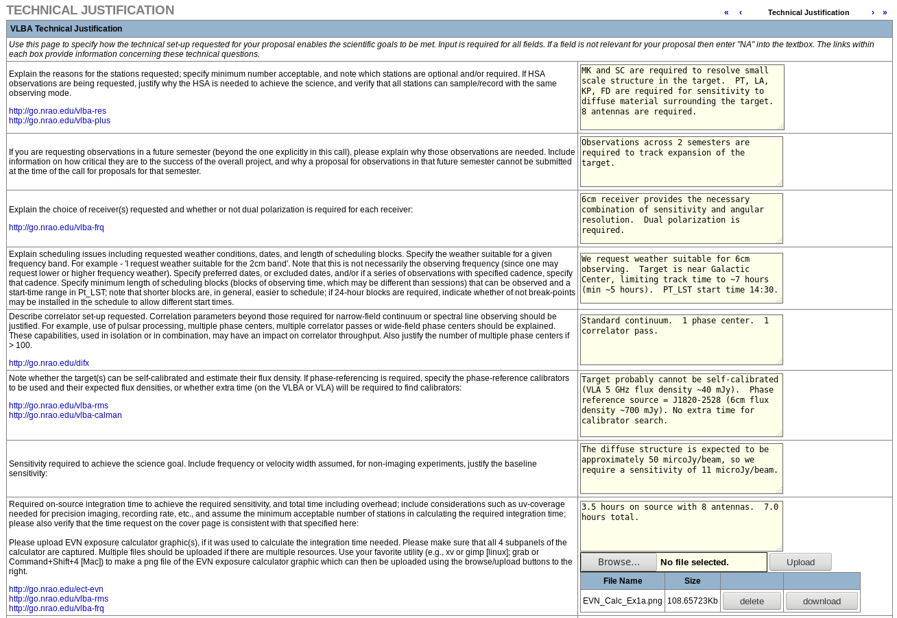 Technical Justification — Science Website
