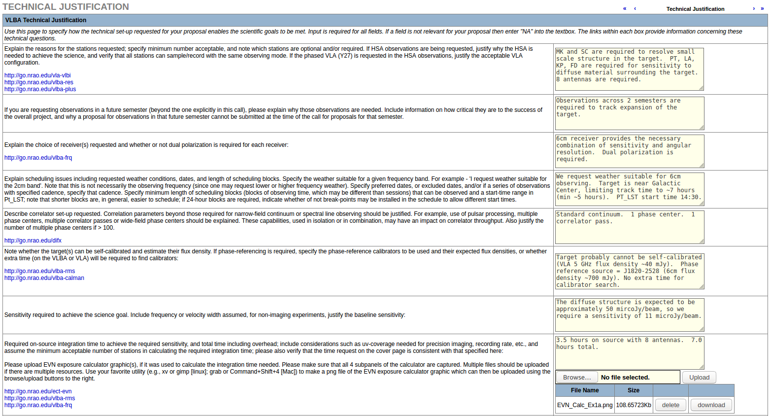 Technical Justification — Science Website